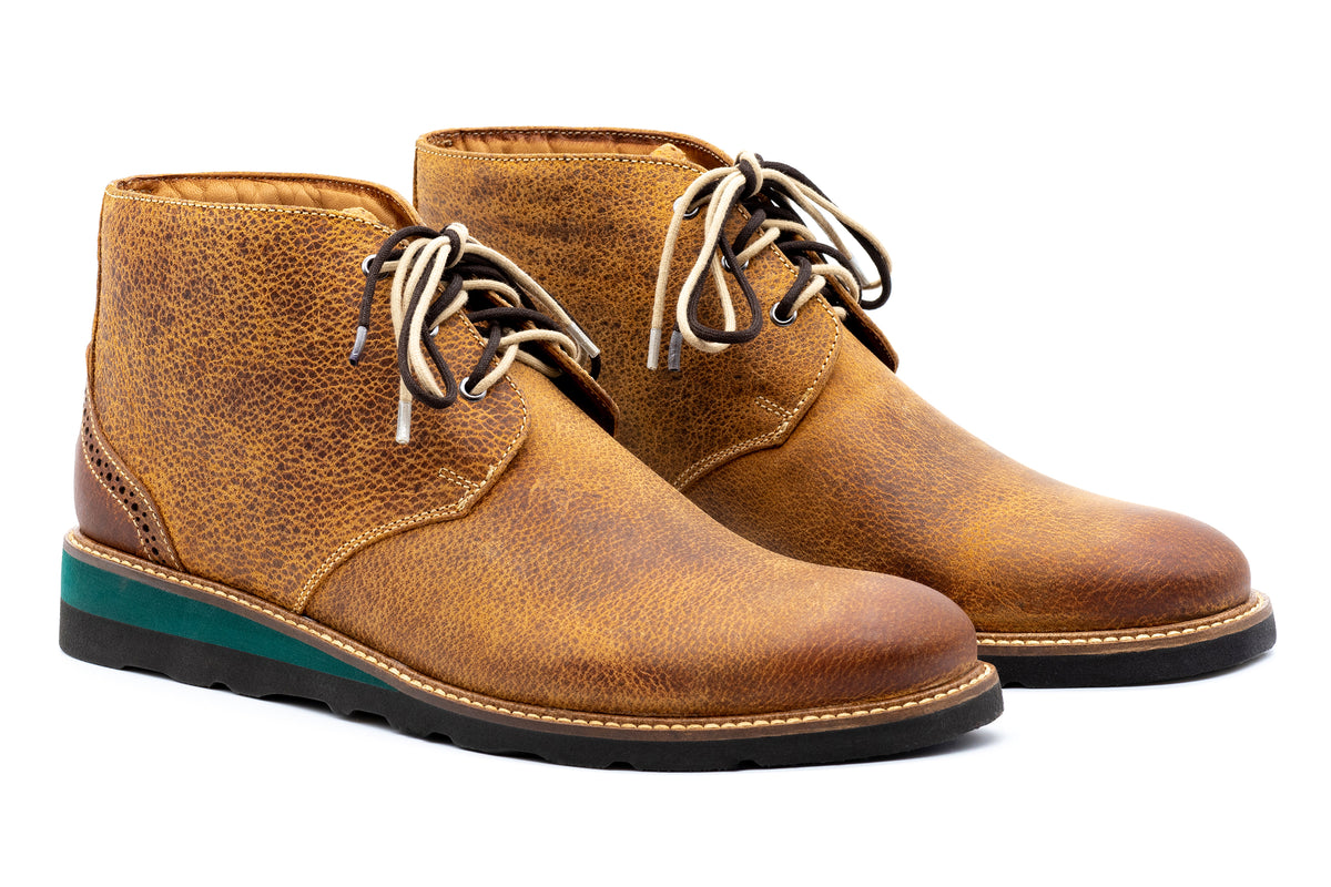 Blue Ridge Water Buffalo Chukka Boots - Saddle | Martin Dingman