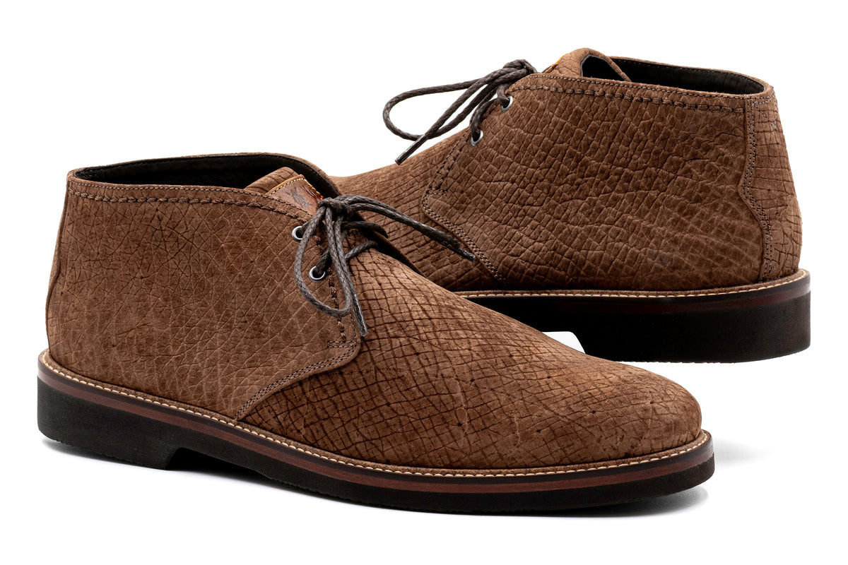 Ernest Wild African Hippo Chukka Boots - Bark | Martin Dingman