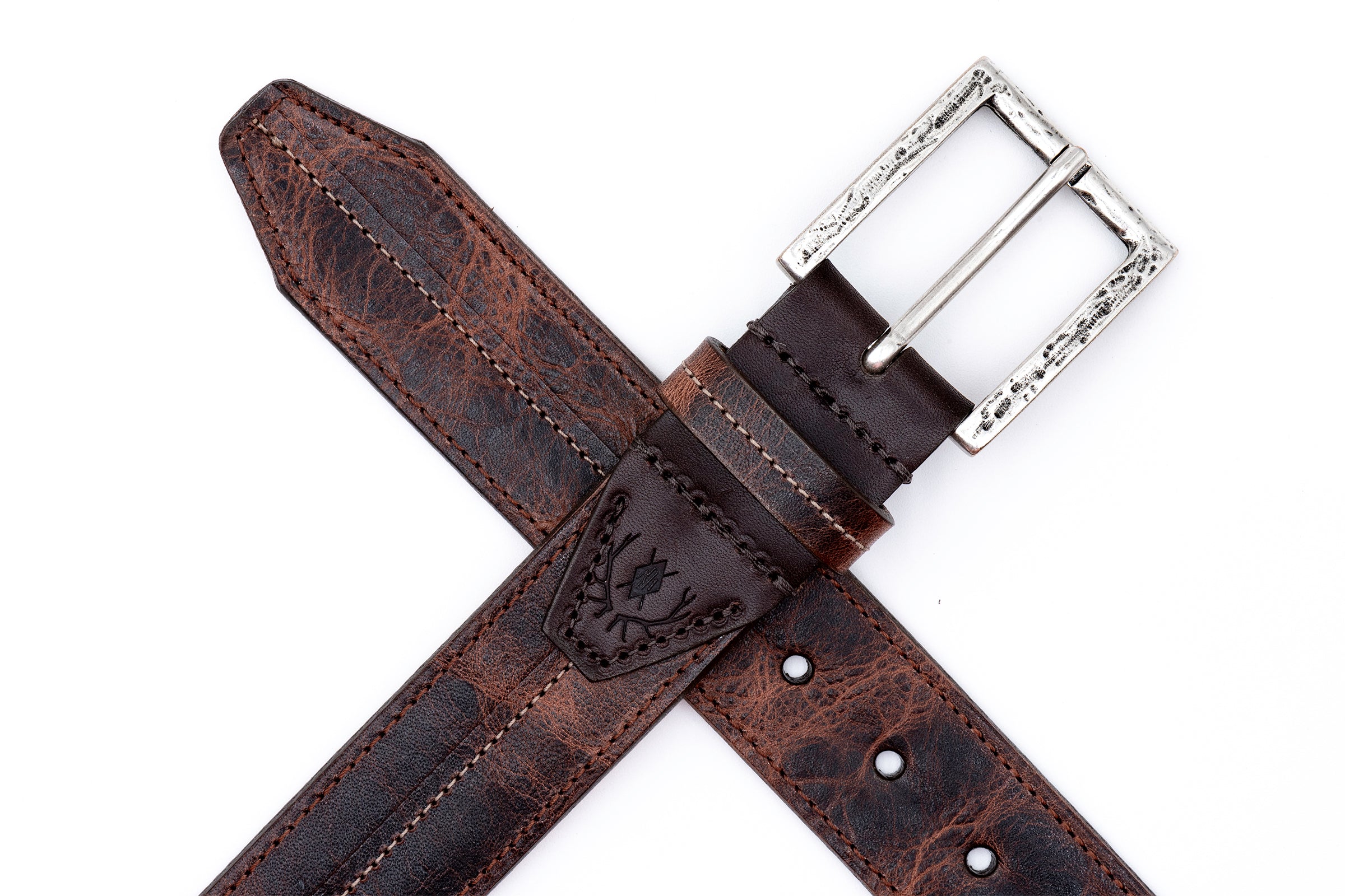 Austin Italian Saddle Leather Belt - Acorn | Martin Dingman