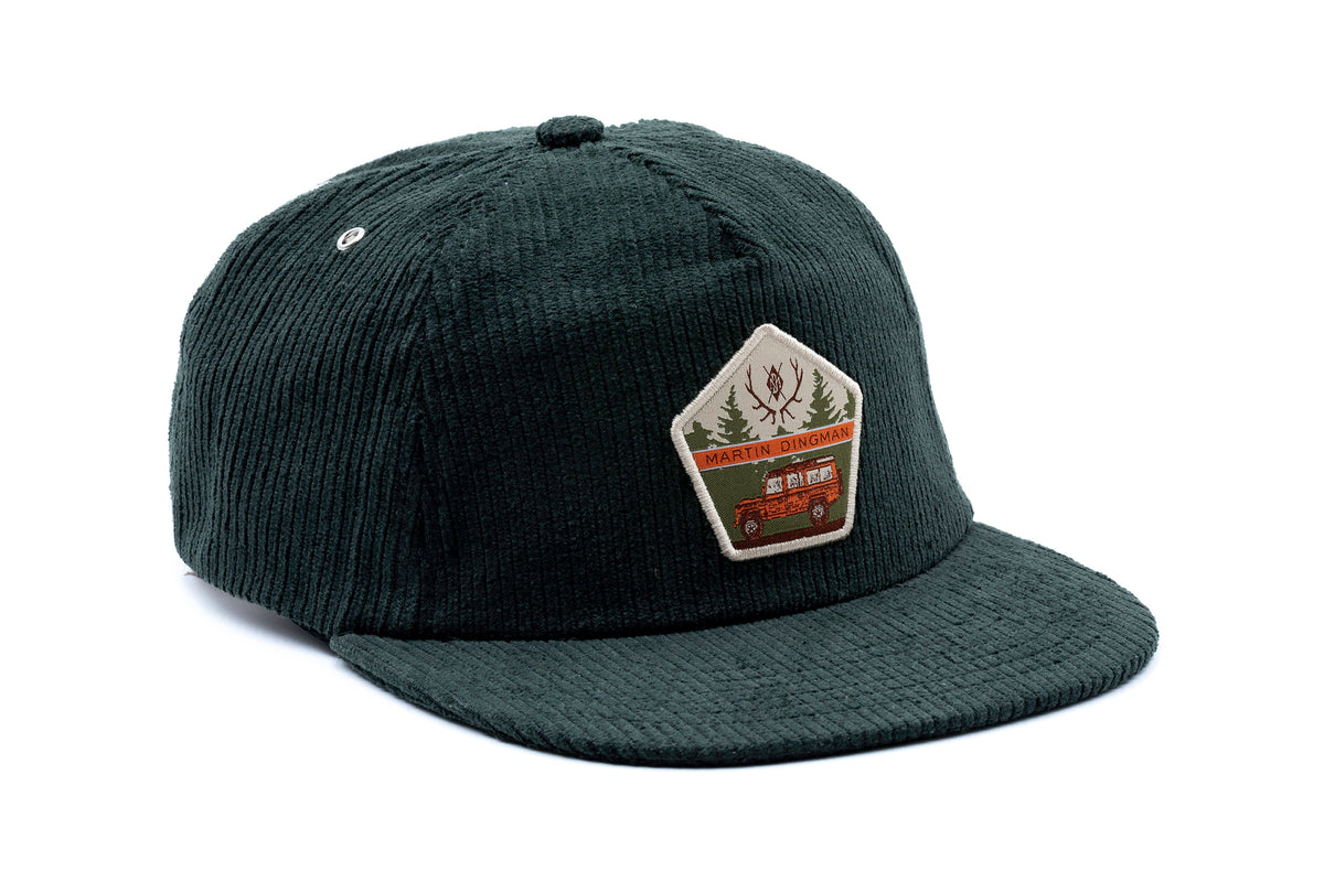 Corduroy Country Cap - Hunter Green | Martin Dingman