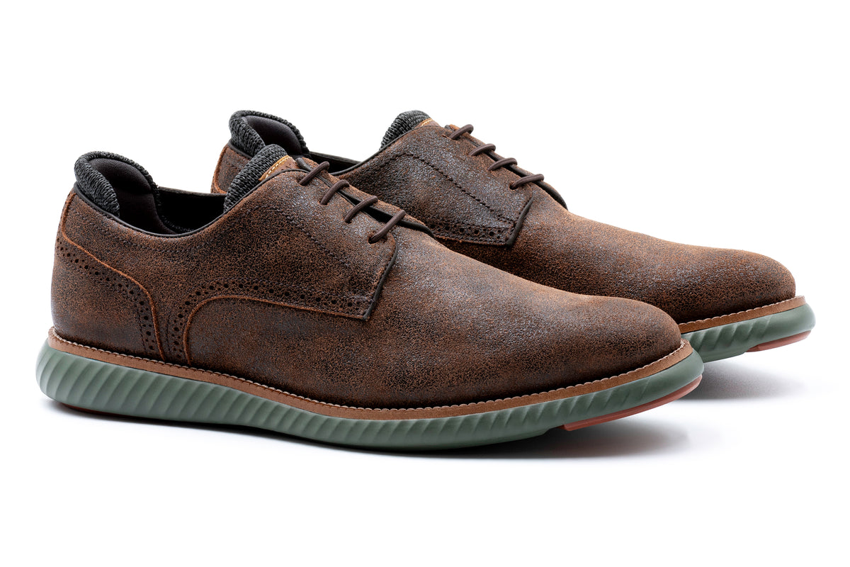 Countryaire Suede Plain Toe - Old Clay | Martin Dingman
