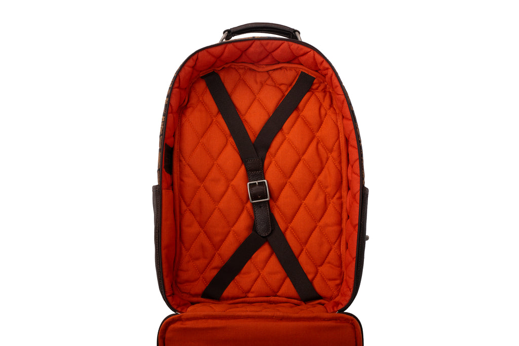 Safari Nile Crocodile Grain Backpack - Burnt Pecan | Martin Dingman