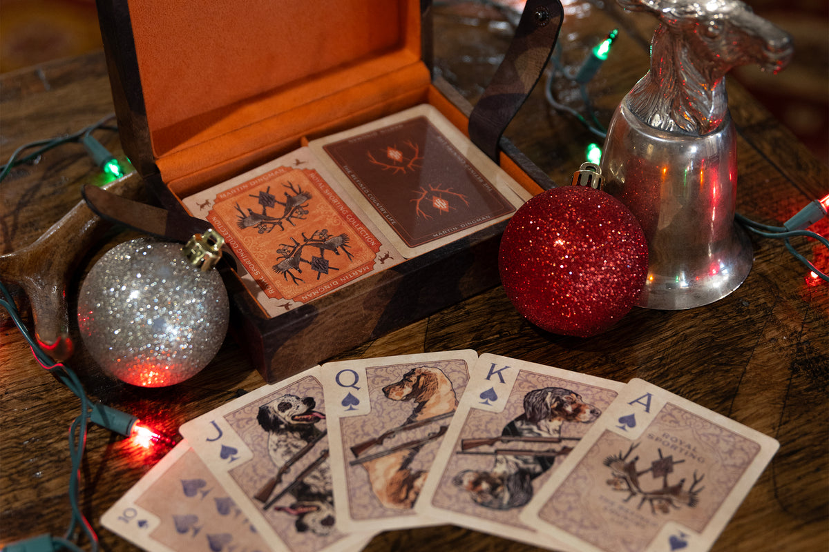 Royal Flush Playing Cards - Grey Camo | Martin Dingman