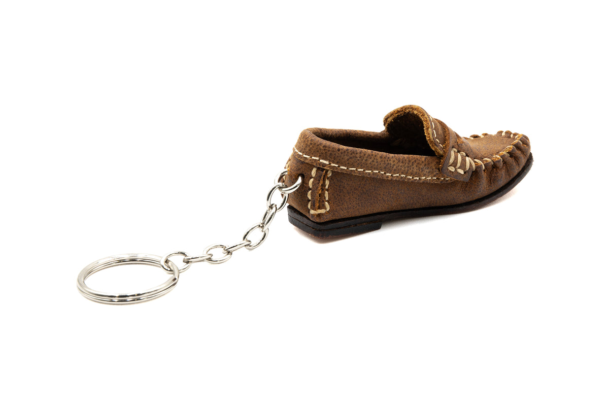 Mini Loafer Key Chain - Chestnut | Martin Dingman