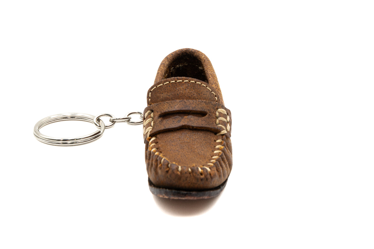 Mini Loafer Key Chain - Chestnut | Martin Dingman