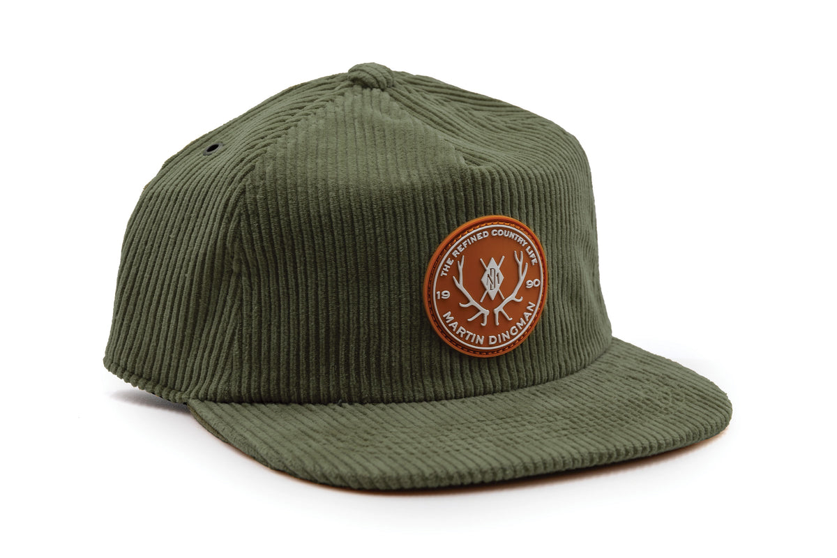 Corduroy Country Cap - Evergreen | Martin Dingman
